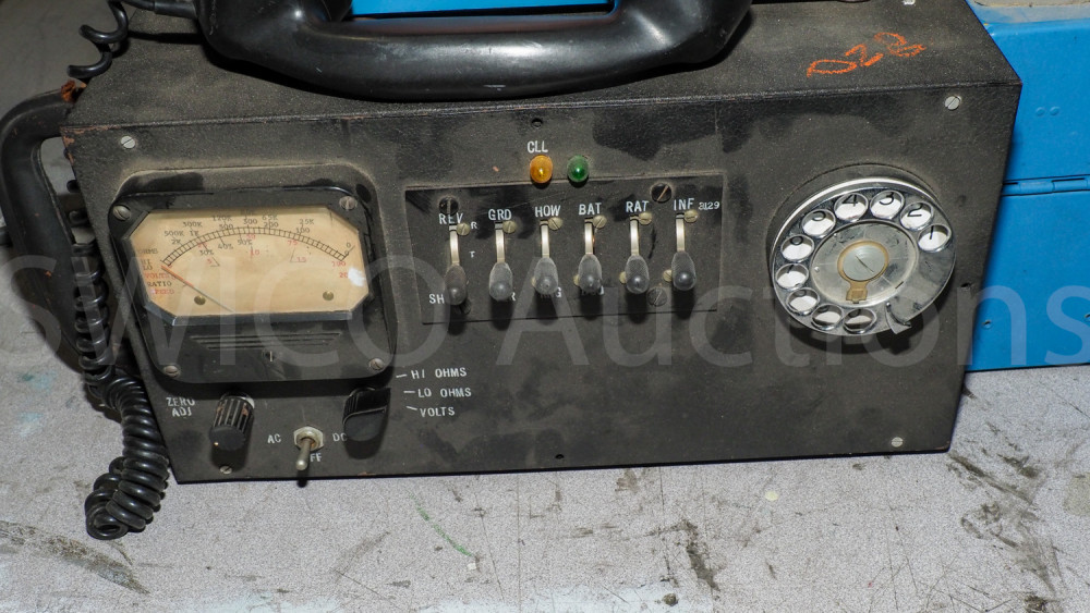 3 pieces of antique telephone testing equipment - Swico Auctions