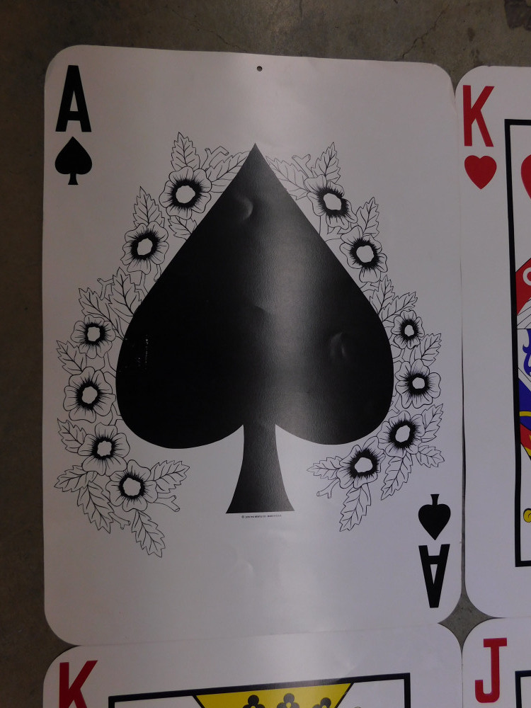Jumbo Playing Card Posters - Swico Auctions