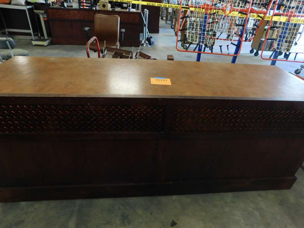 Large Wooden Serving Table - Swico Auctions