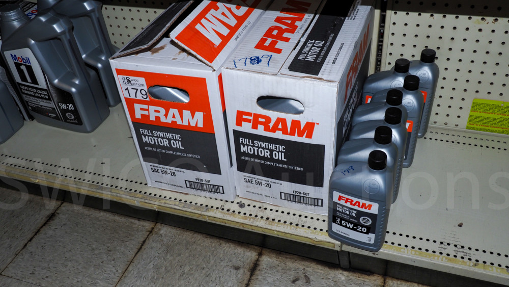 Fram full synthetic 5w-20 motor oil - Swico Auctions