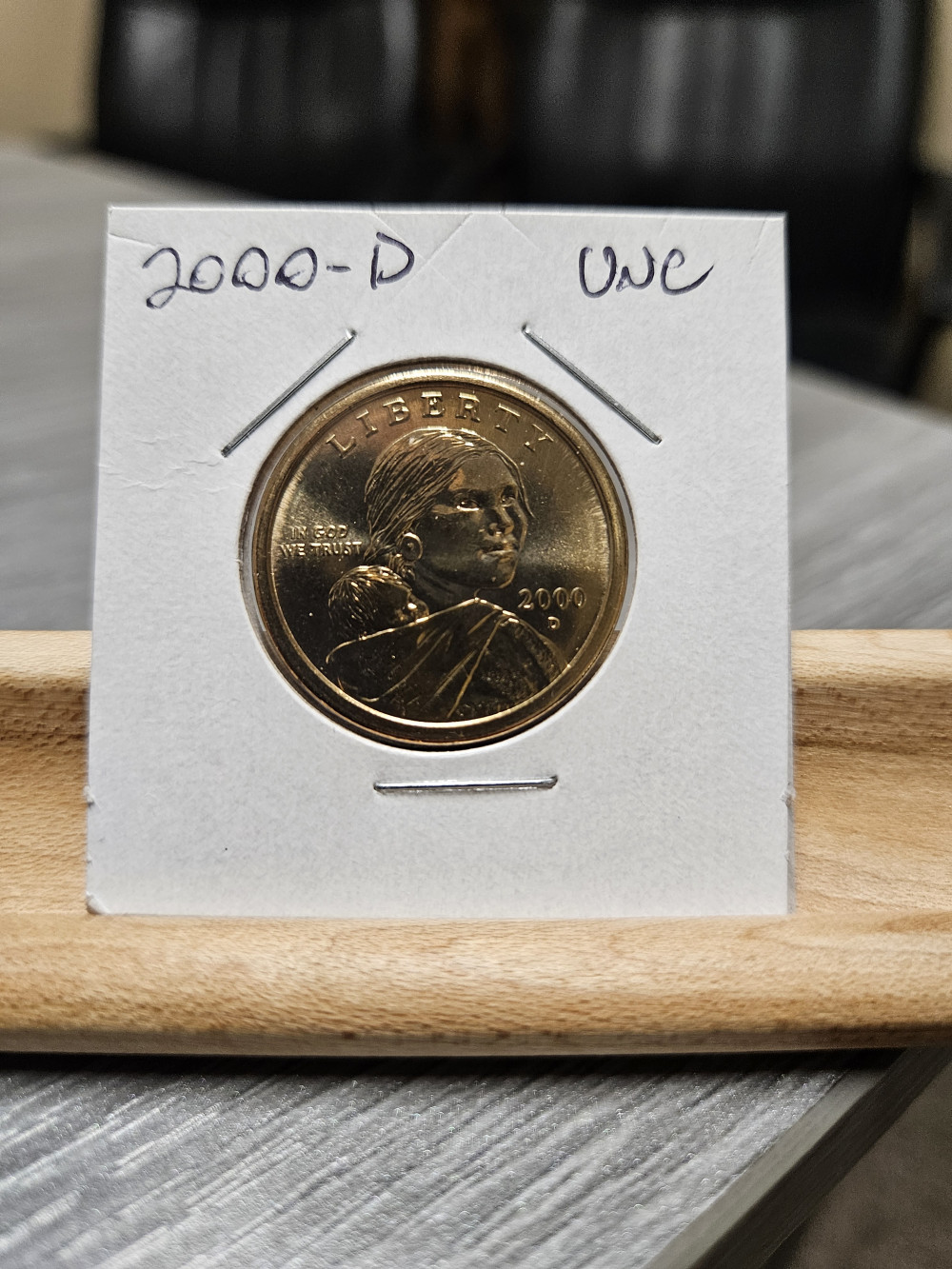 2000 D Uncirculated Sacagawea Dollar - Swico Auctions
