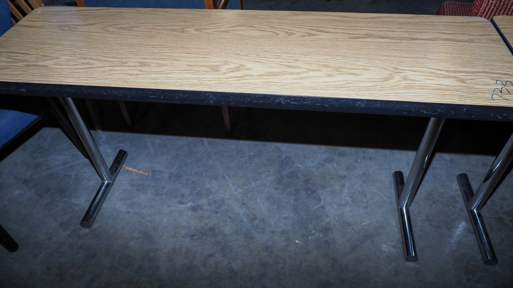 Three narrow conference tables - Swico Auctions