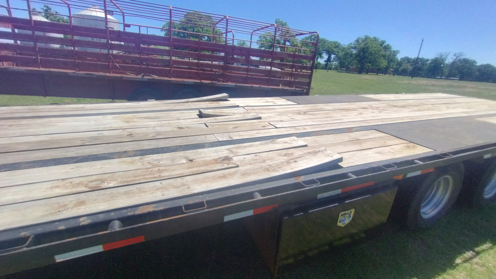LOT NO. 42407 Vehicle 2019 NATIONWIDE TRAIL LONESTAR FLATBED TRAILER ...