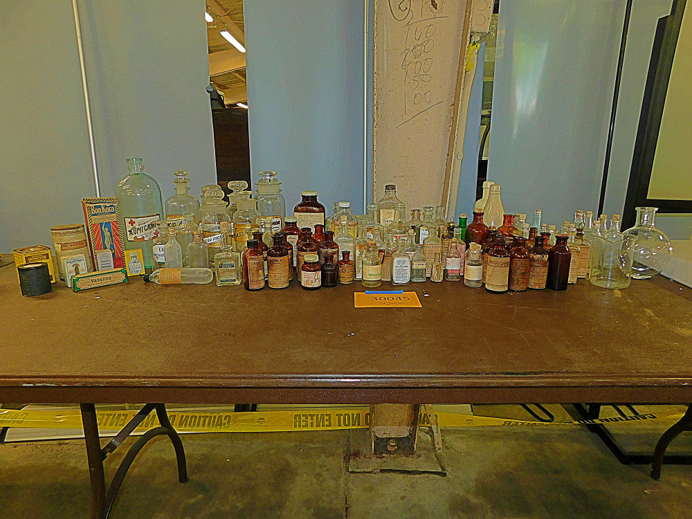 Assortment of Antique Medicine Vials and Containers - Swico Auctions