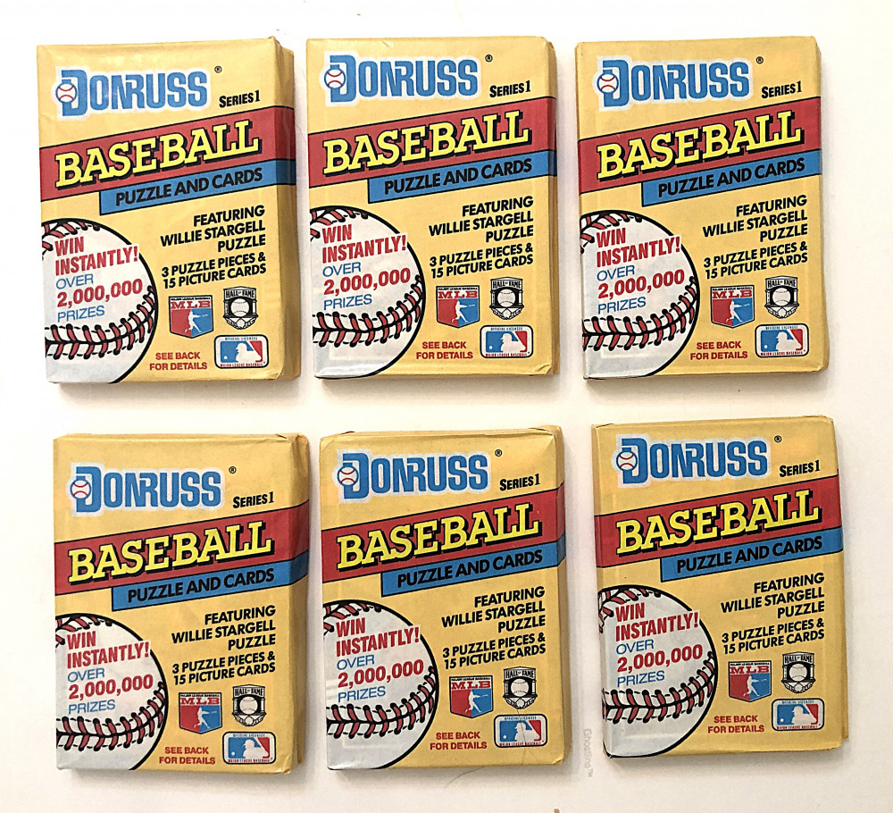 1991 Donruss Series 1 Baseball Card Packs - Swico Auctions