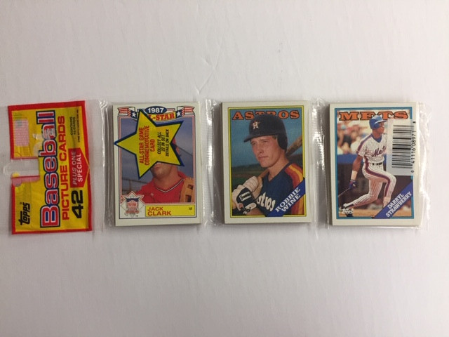 1988 Topps Rack Pack (all-star On Front - Jack Clark) - Swico Auctions