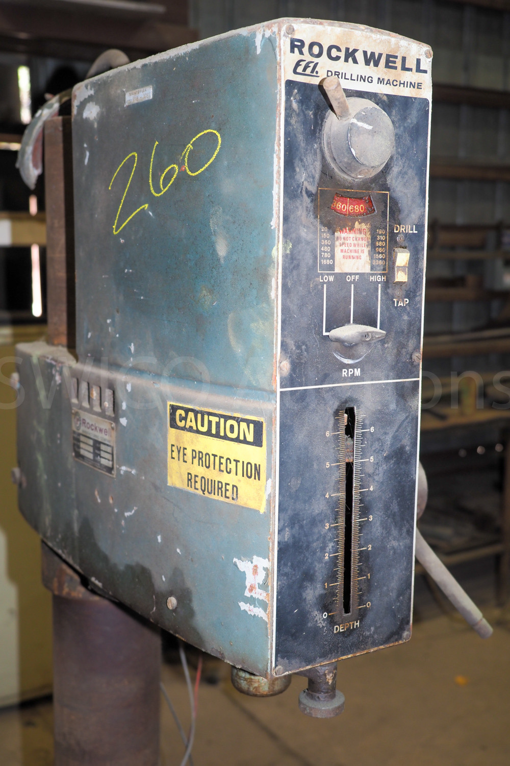 Rockwell EFI drilling machine - Swico Auctions