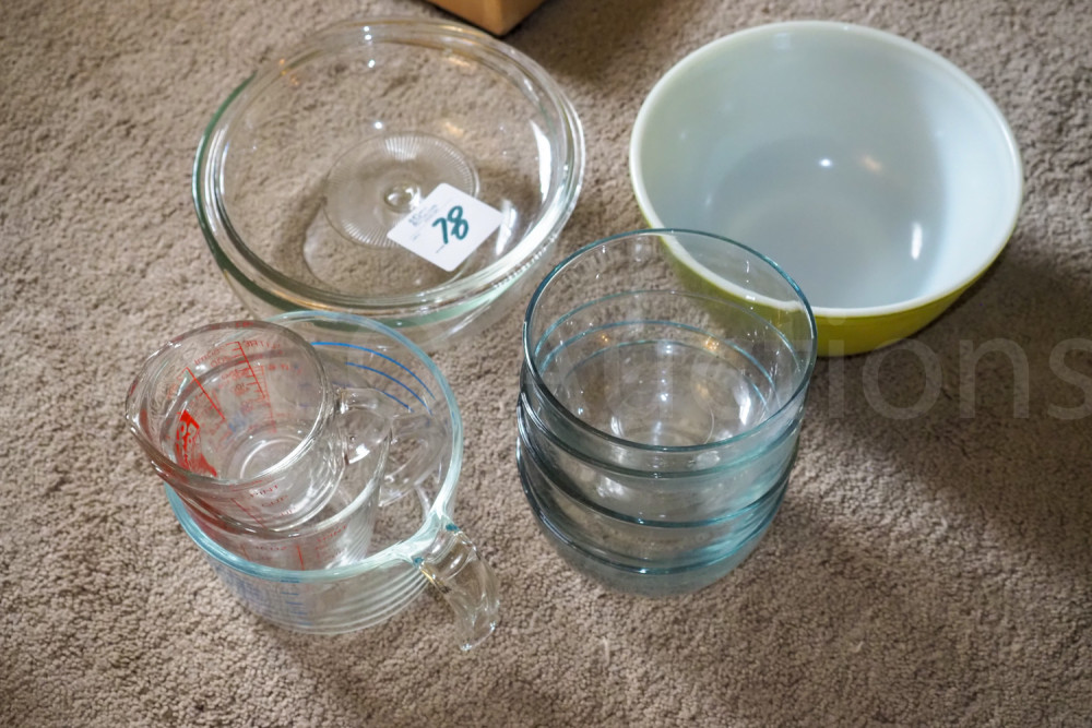 Glass kitchen ware - Swico Auctions
