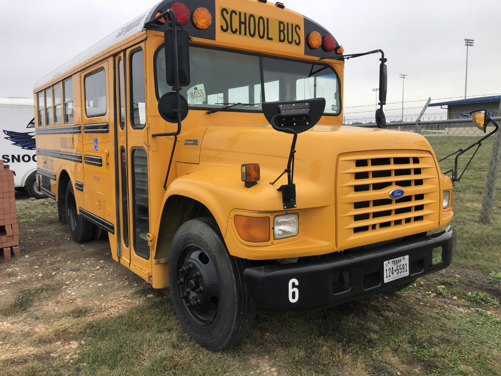 1995 Ford B series Carpenter bus VIN34097 odometer 059204, Unit 6 ...