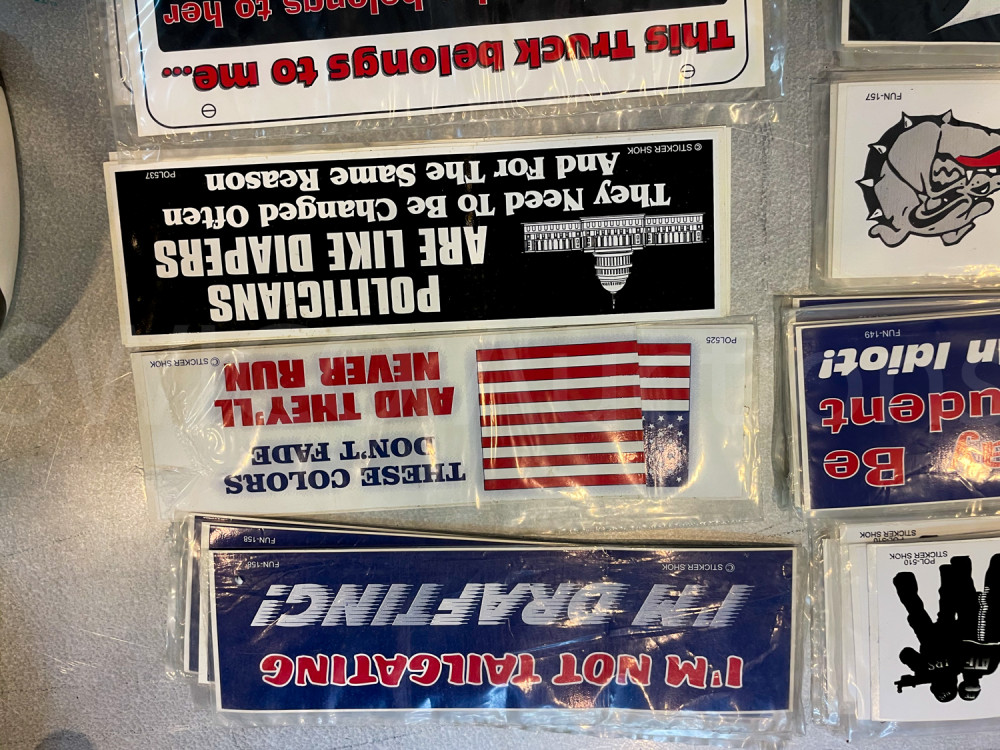 Bumper stickers - Swico Auctions