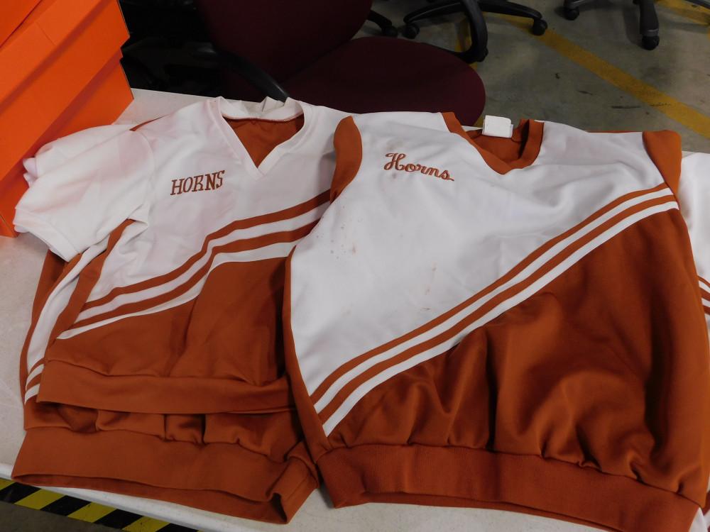 One box of Classic UT male cheerleader uniform tops - Swico Auctions