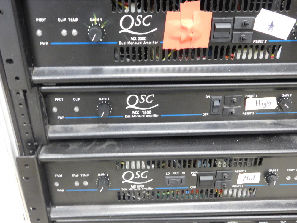 QSC stereo Amplifiers - Swico Auctions